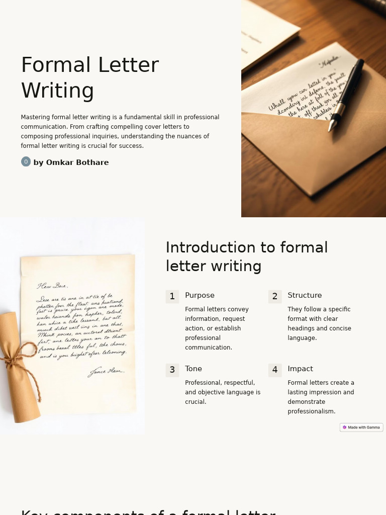 Formal-Letter-Writing | PDF | Communication | Information