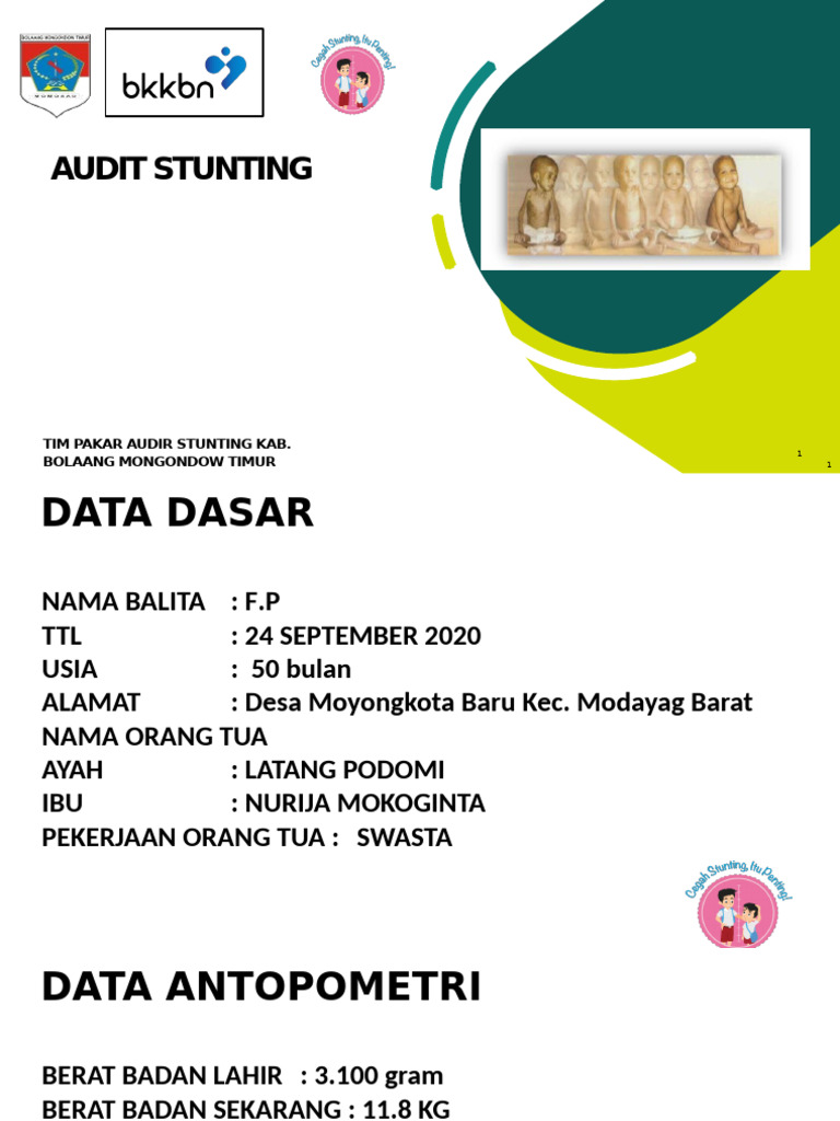Materi Audit Stunting an. FD | PDF
