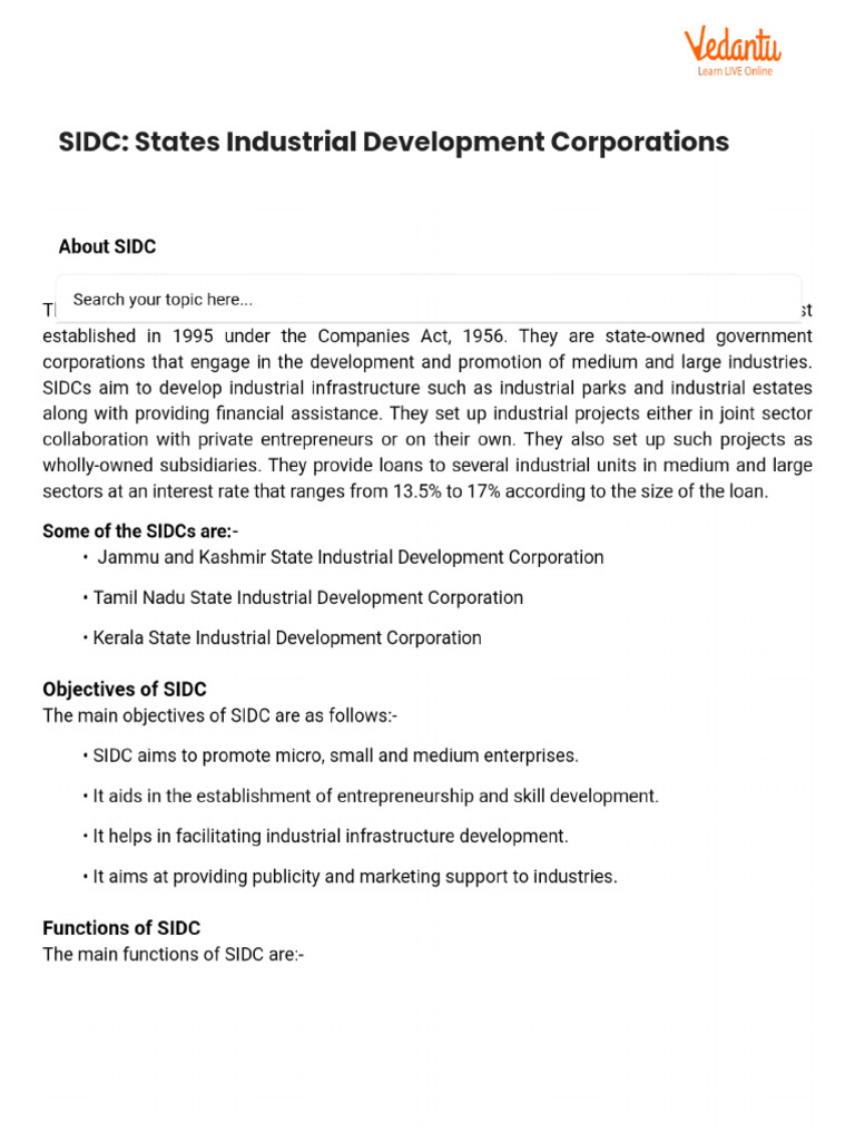 SIDC_ States Industrial Development Corporations (3) | PDF
