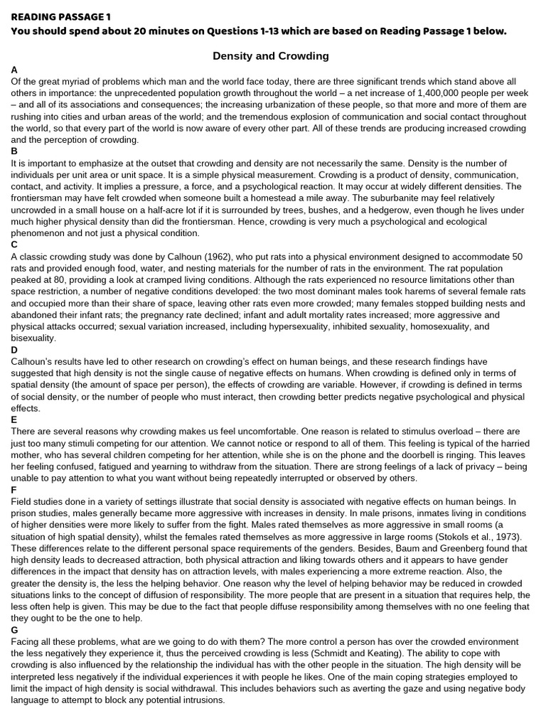 IELTS Reading Matching Headings | PDF | Attention | Behavior