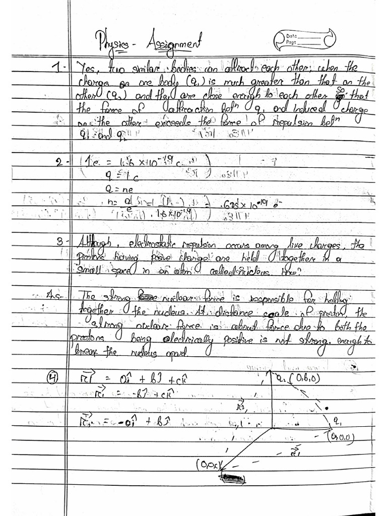Physics Assignment - Ruturaj Mahanta | PDF Physics Assignment - Ruturaj Mahanta | PDF