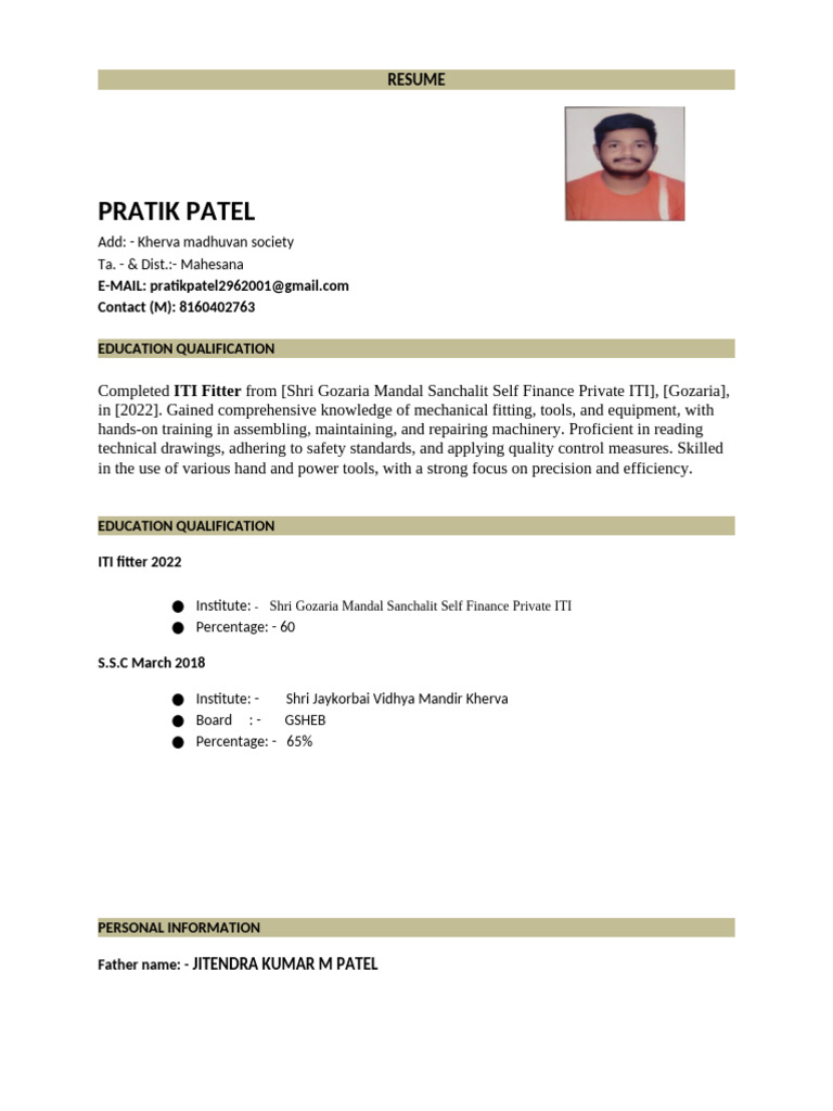 Pratik Resume | PDF