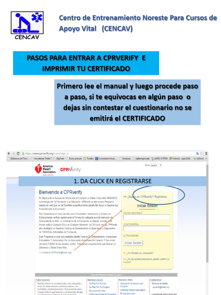 Cómo Imprimir tu Certificado CPRVerify | PDF