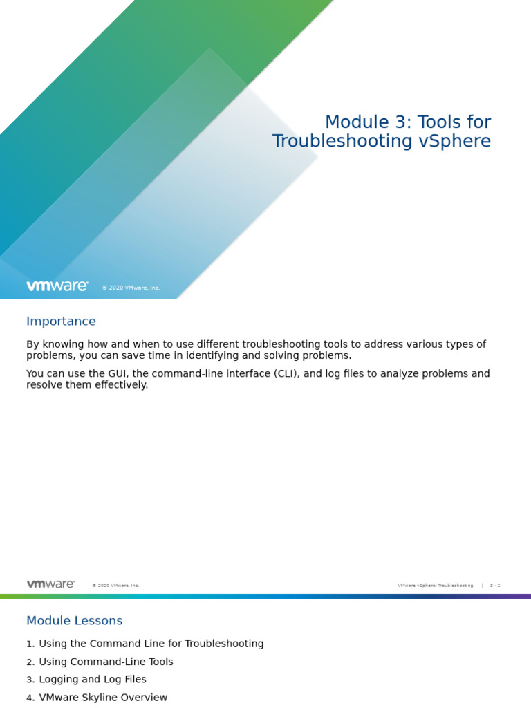 vSphere Troubleshooting Tools Guide | PDF | Shell (Computing) | Command Line Interface