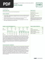 FundFactSheet Precient Income Fund | PDF | Financial Risk | Investment Fund