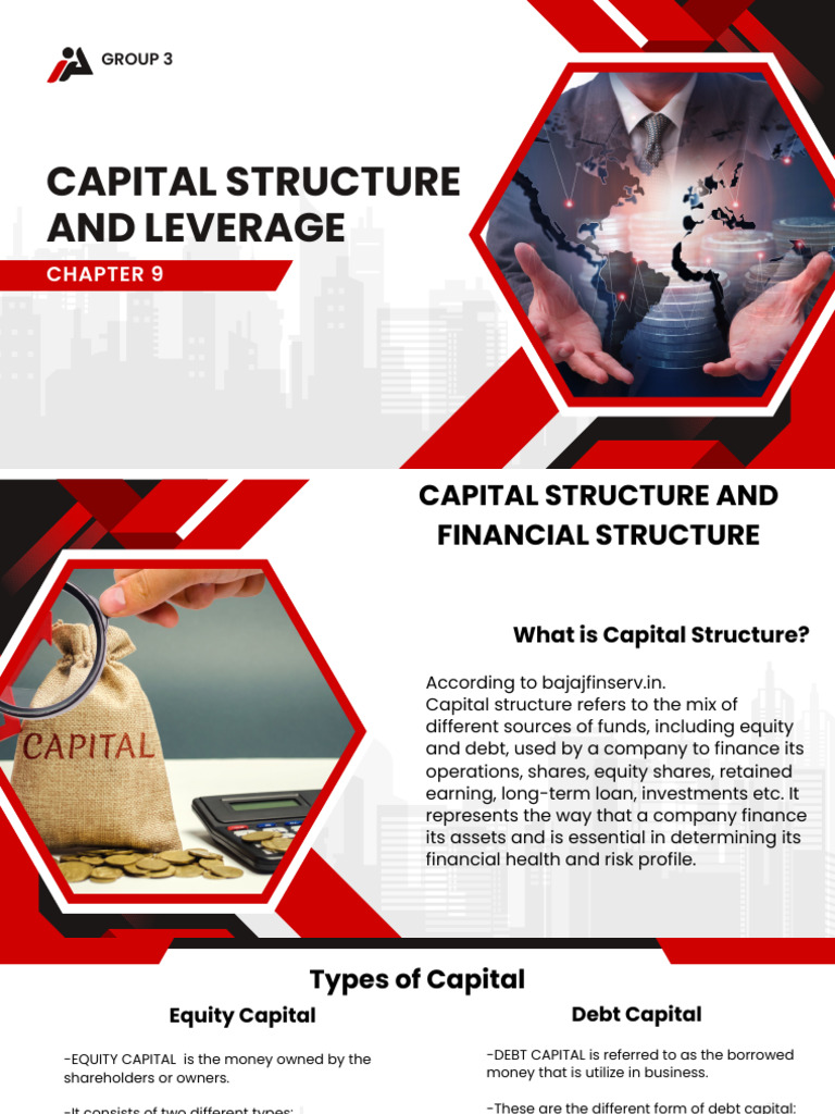 FM Group 3 Capital Structure and Leverage | PDF | Capital Structure | Financial Capital
