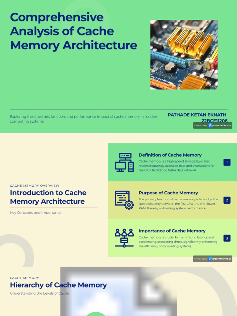 Comprehensive Analysis of Cache Memory Architecture | PDF