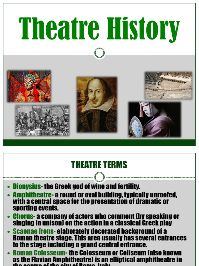 Theatre History Powerpoint | PDF | Play (Theatre) | Theatre