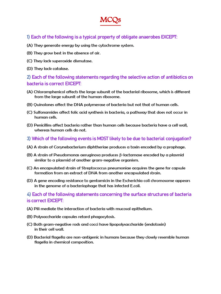 MCQ-BIO (1) | PDF | Virus | Bacteria