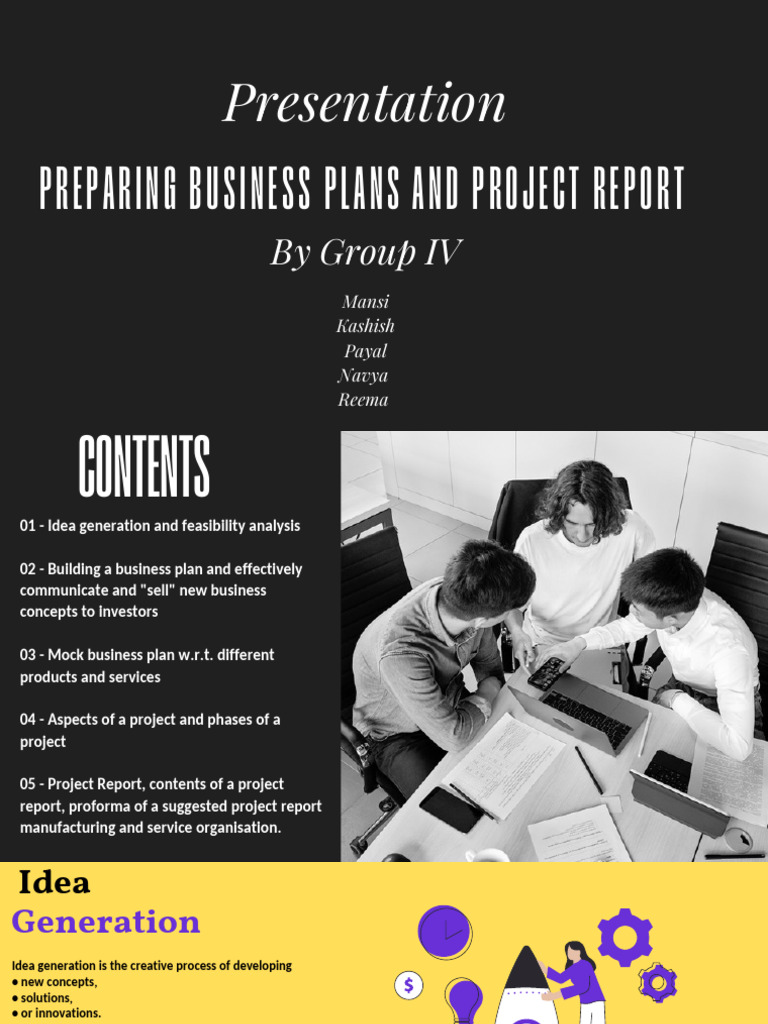 Group IV Esb Ppt | PDF | Feasibility Study | Business Plan