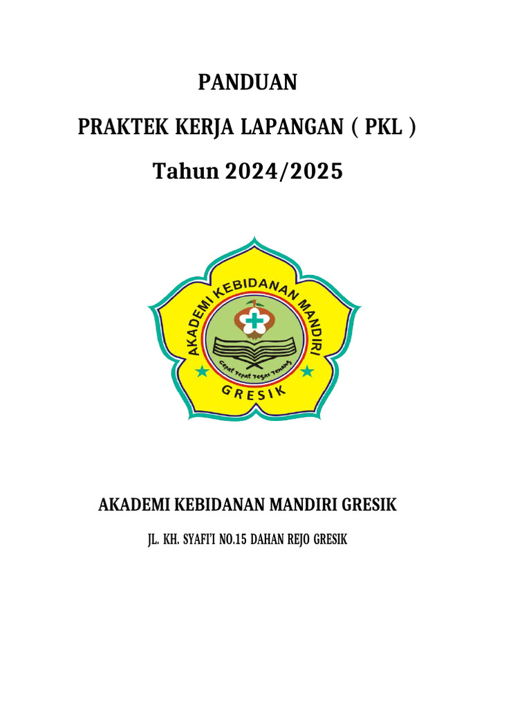 Buku Panduan PKL Lengkap 2024-2025 (1) | PDF