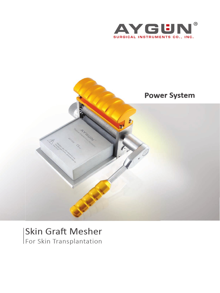 Aygun, Skin Graft Mesher, Aygun Surgical Instruments | PDF