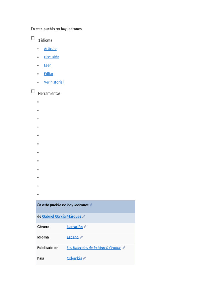 En Este Pueblo No Hay Ladrones | PDF