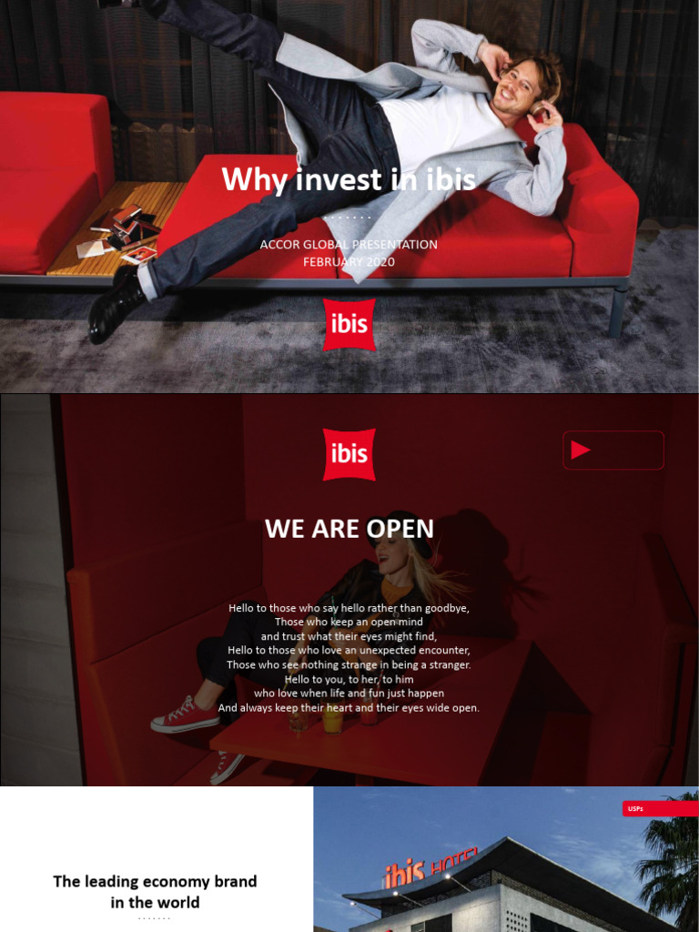 01 - EN - Why Invest in Ibis - Accor Global Development - FEB2020 | PDF | Brand | Drink