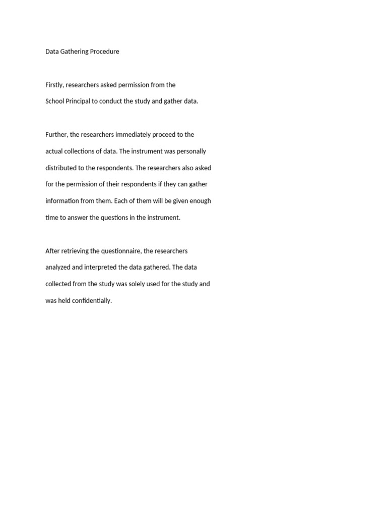 Data Gathering | PDF