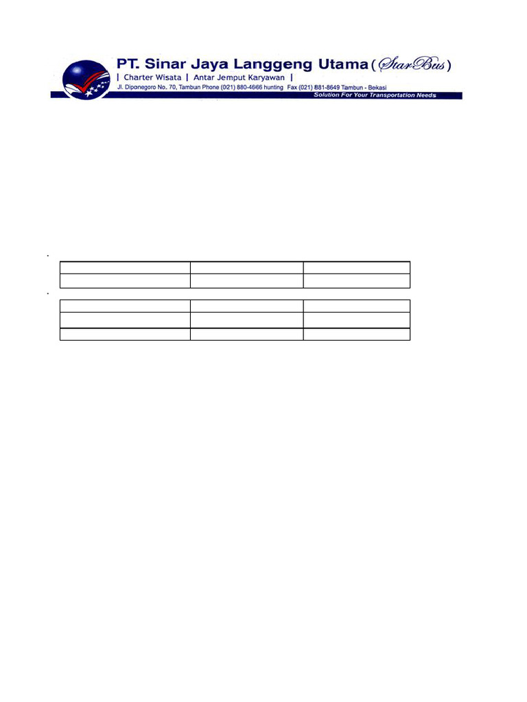 Surat Penawaran Wisata-PT NPP | PDF