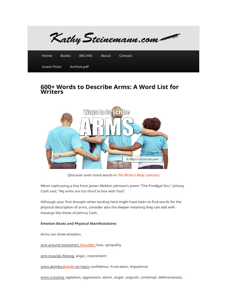 Arms | PDF | Arm | Anger
