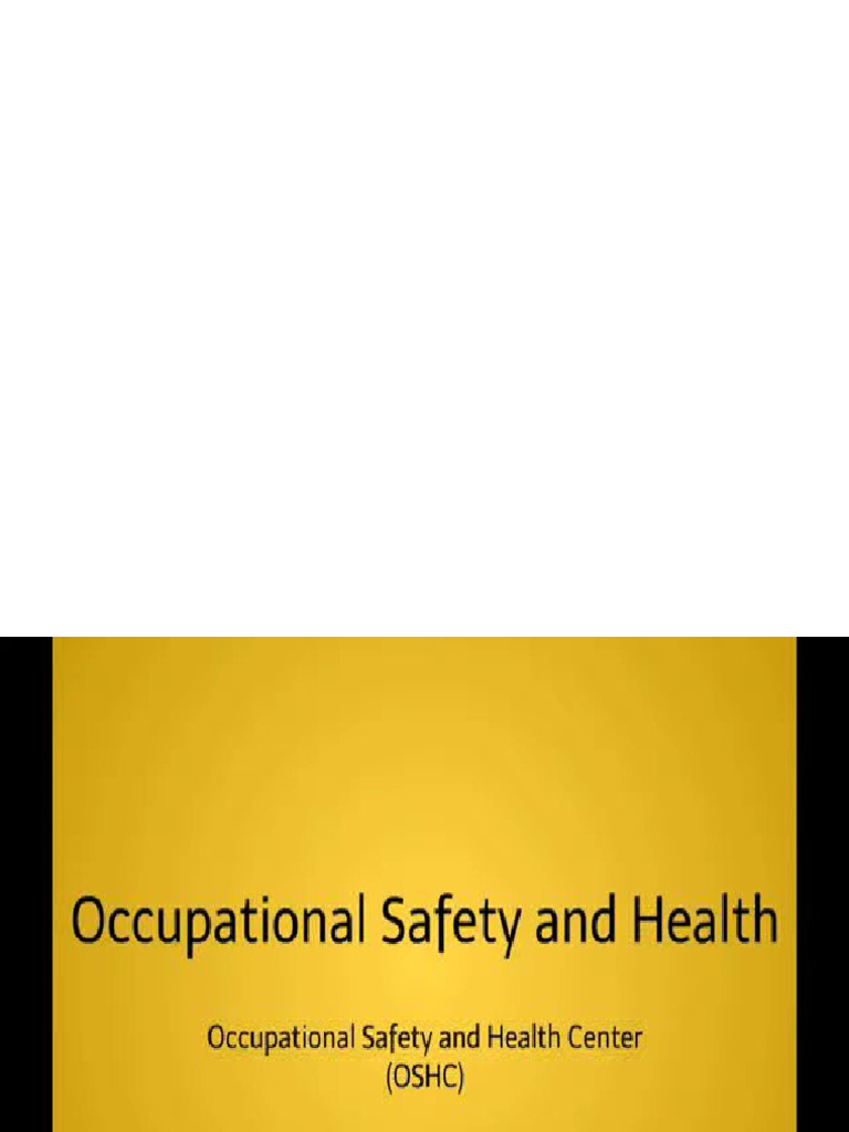 OHS | PDF | Occupational Safety And Health | Hazards