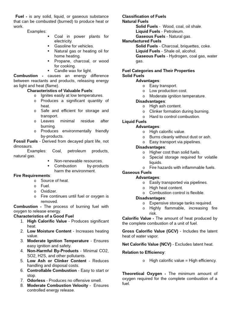 Introduction to Fuels and Combustion and Multiphase | PDF | Fuels | Combustion