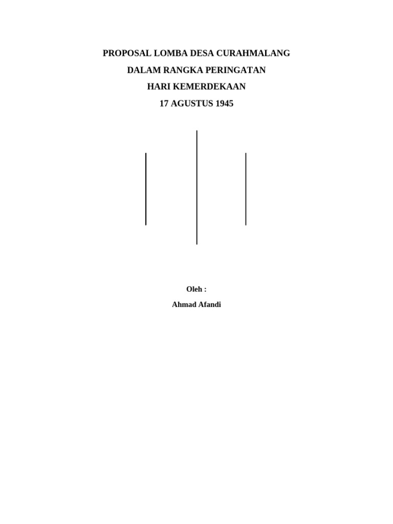 Proposal Lomba Peringatan HUT RI Curahmalang | PDF