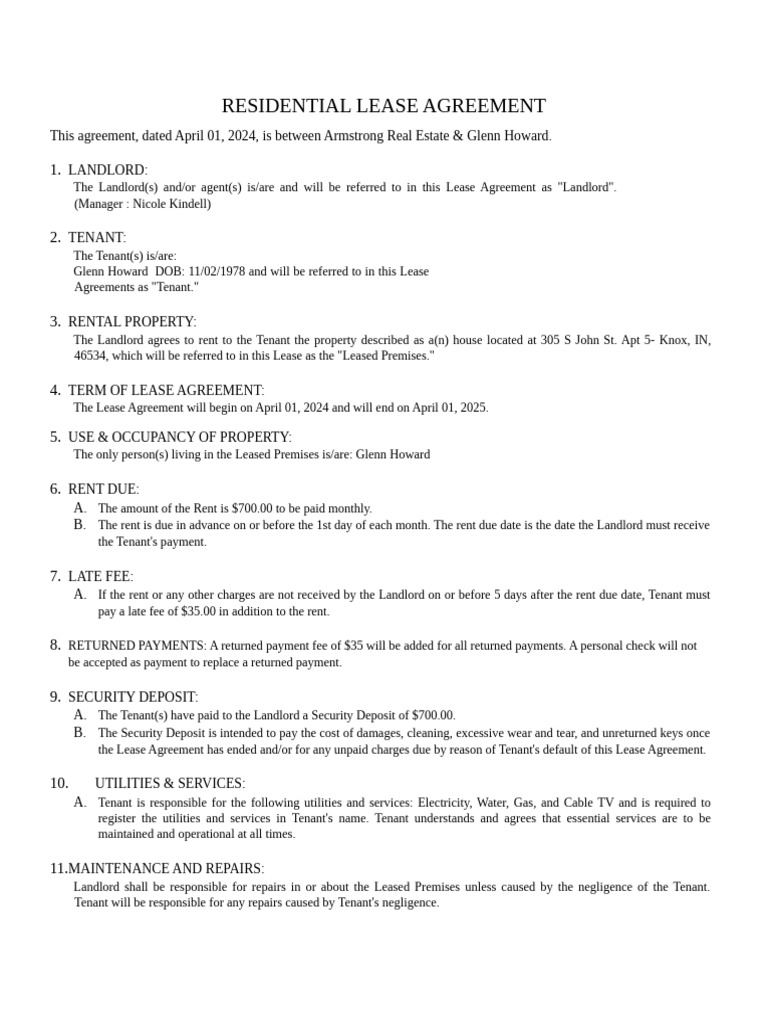 Document (11) | PDF | Lease | Leasehold Estate