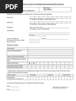Bajaj Allianz NEFT Mandate Form | PDF