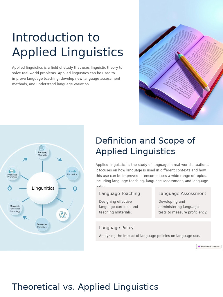 Introduction To Applied Linguistics | PDF | Linguistics | Educational Assessment