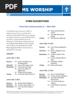 Breaking Bread 2025 Contents | PDF | Lent | Advent