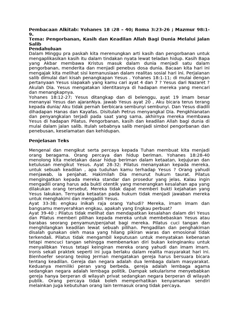 Pembacaan Alkitab Pdf