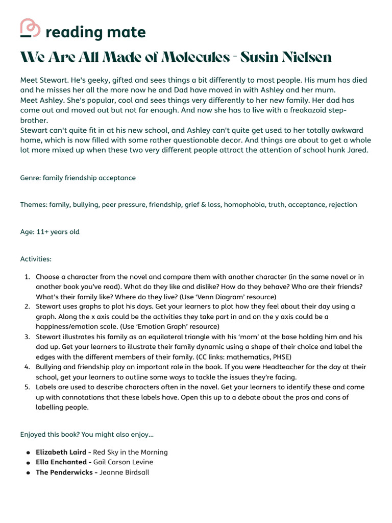 We Are All Made of Molecules | PDF