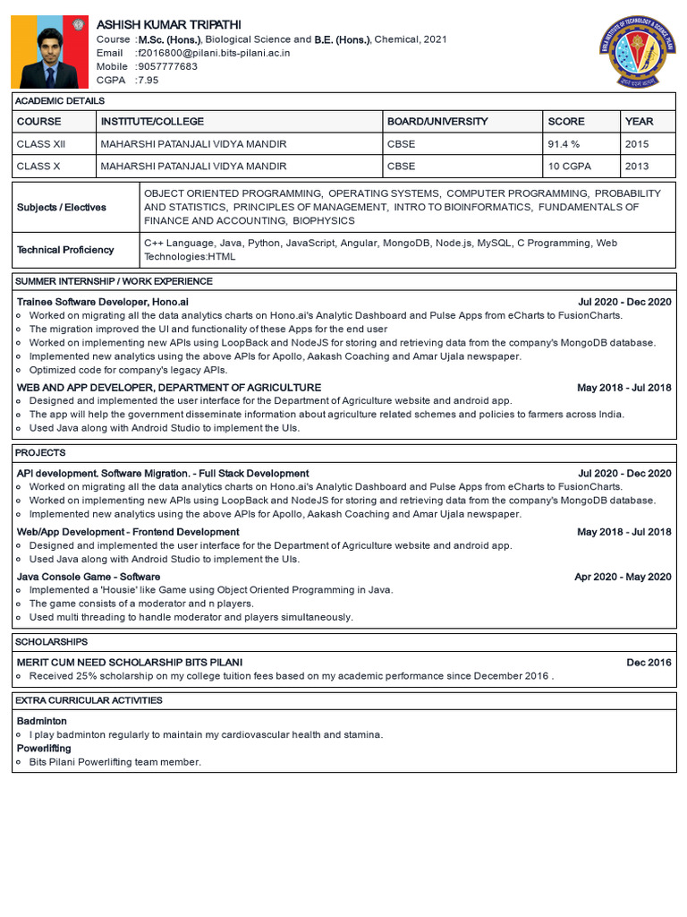 2016B1A10800P | PDF | Mobile App | Computer Science