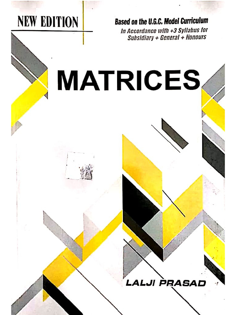 Matrix by Lalji Prasad | PDF