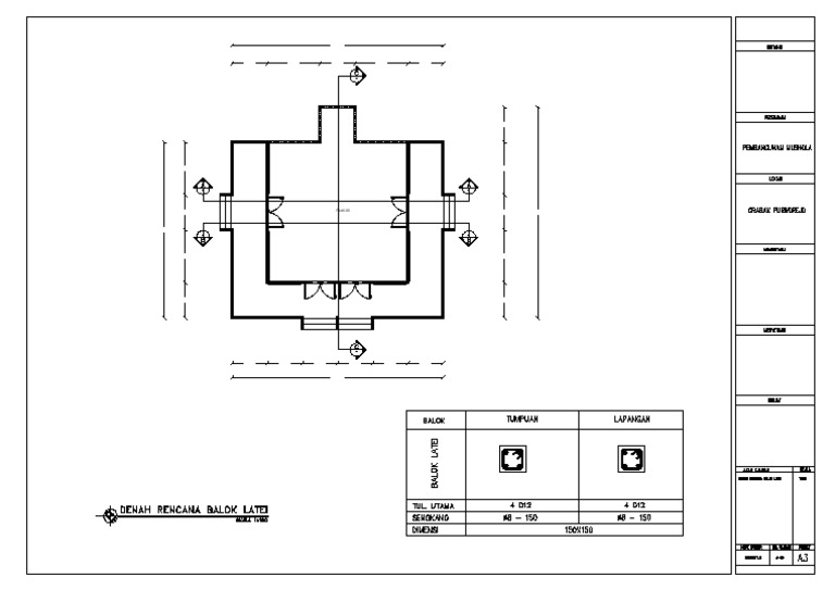 Rencana Balok Latei | PDF