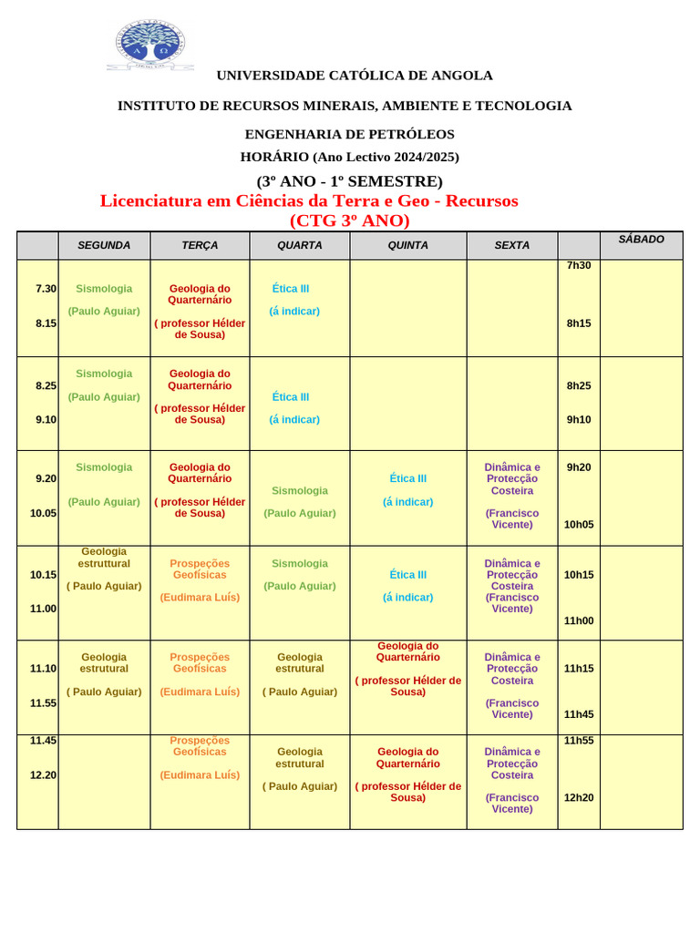 ciencias da terra 1º semestre 2024-25 3ºano | PDF | Geologia | Ciências naturais