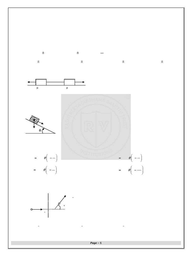 Physics MCQ | PDF | Gases | Force