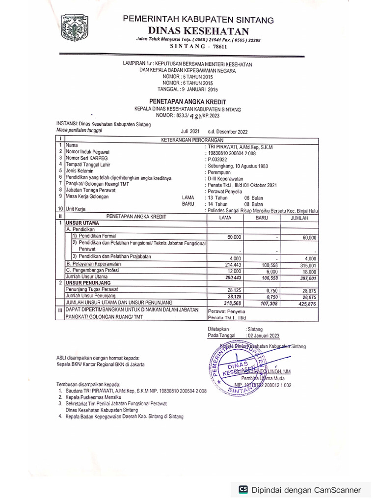 PAK Tri Pirawati 2022 | PDF