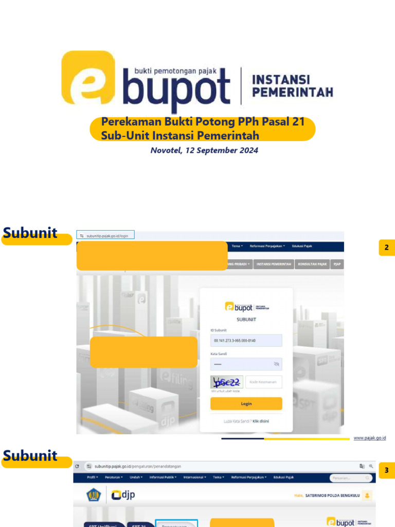 E BUPOT | PDF