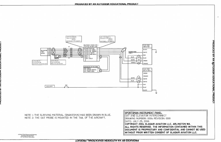 5 Airframe Wiring-OAT & Elevator Interconnect | PDF