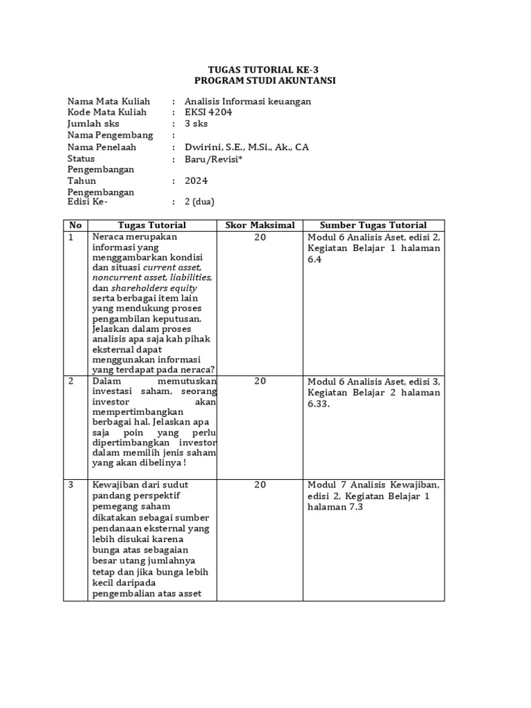 Tugas3 - Aik - Raudya | PDF