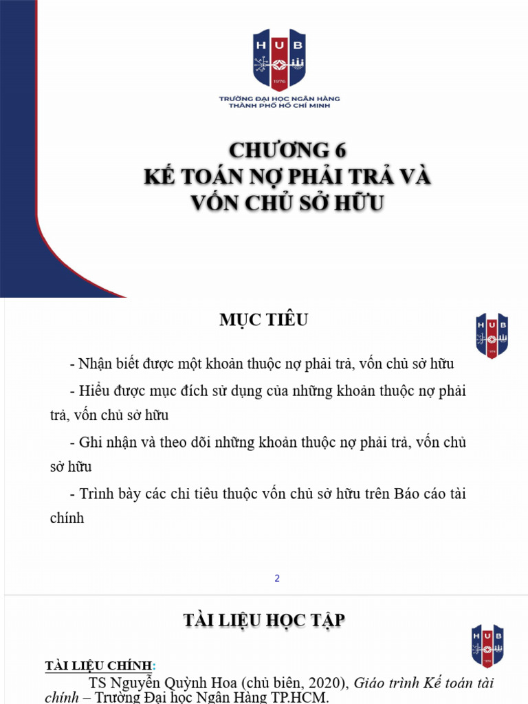 KTTC - Chuong 6 CKPTVCSH | PDF