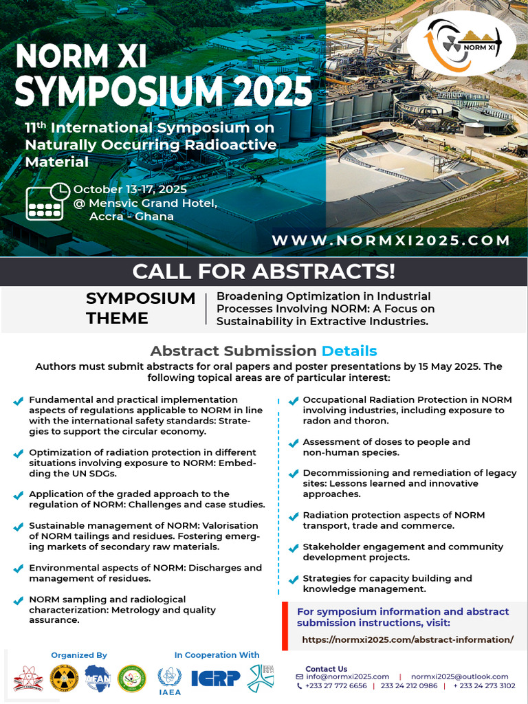 CALL-FOR-ABSTRACT | PDF | Radiation Protection