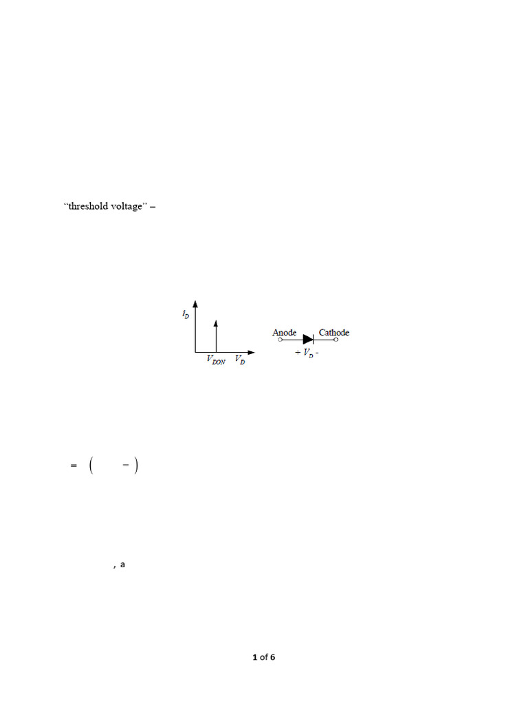 Analog Sept2021 Lab 1 Manual - Diodes | PDF | Diode | Computer Engineering