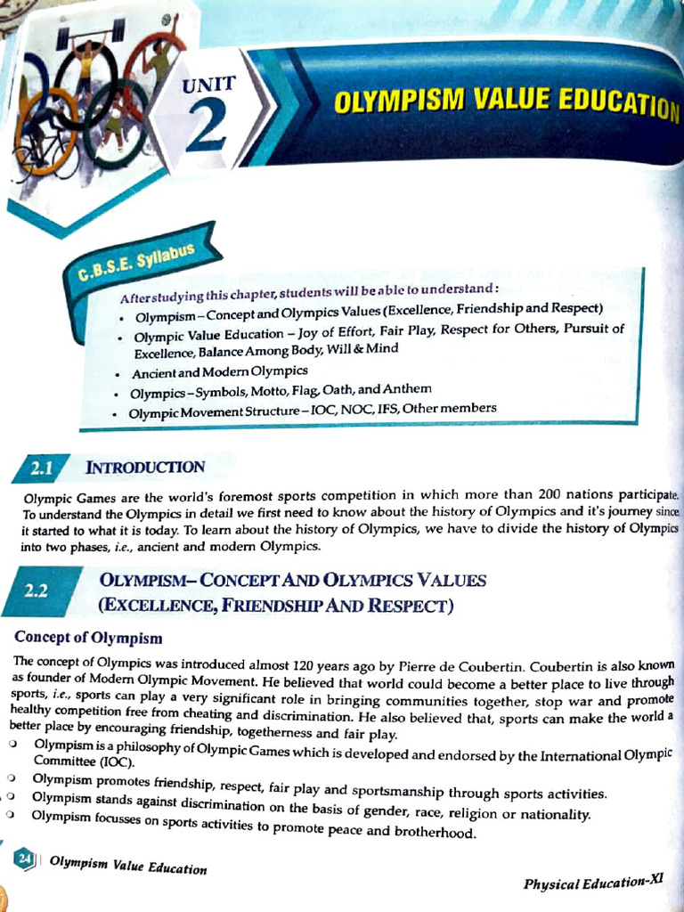 Understanding Olympism and Its Values | PDF | Olympic Games | Multi ...