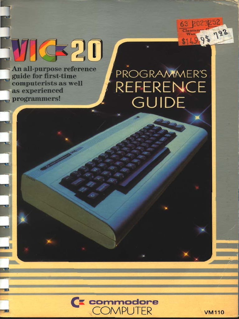 VIC-20 Programmer's Reference Guide | PDF