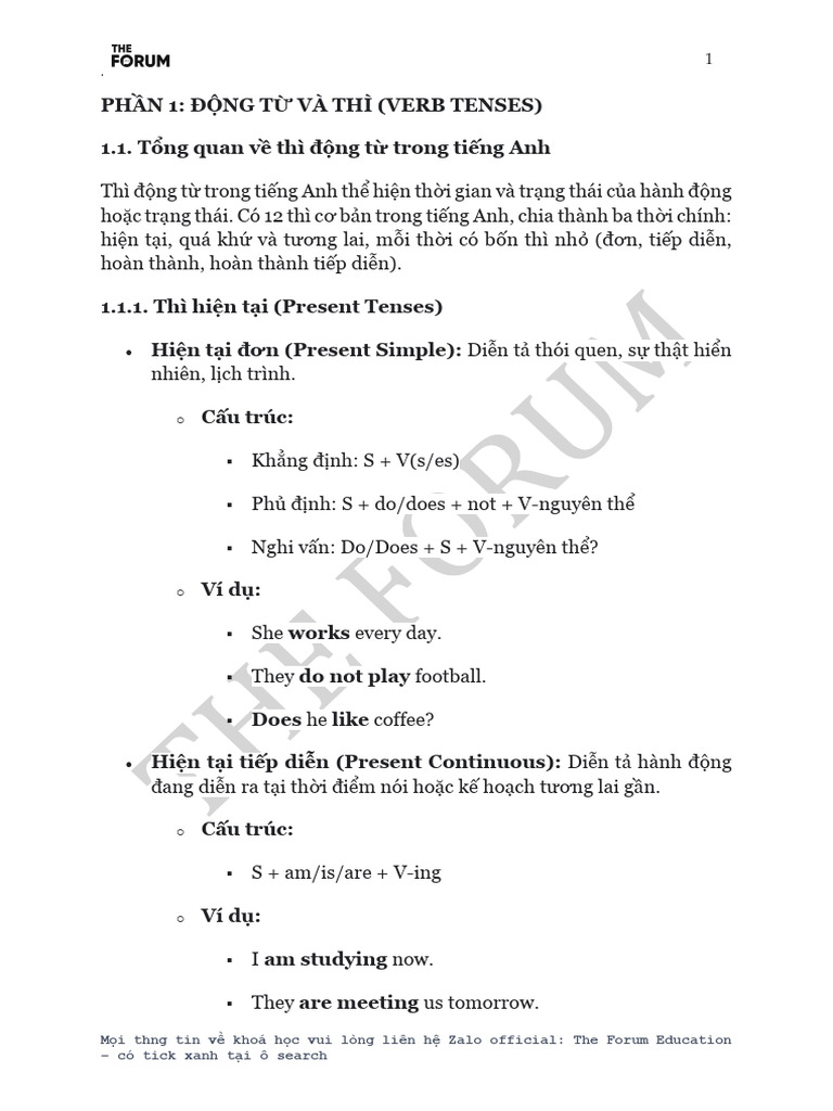 Intensive Grammar | PDF