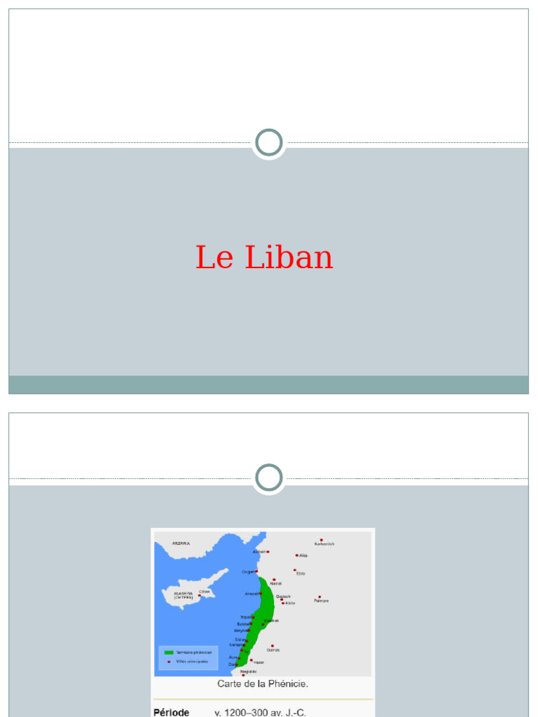 Le Liban | PDF | Hezbollah | Liban