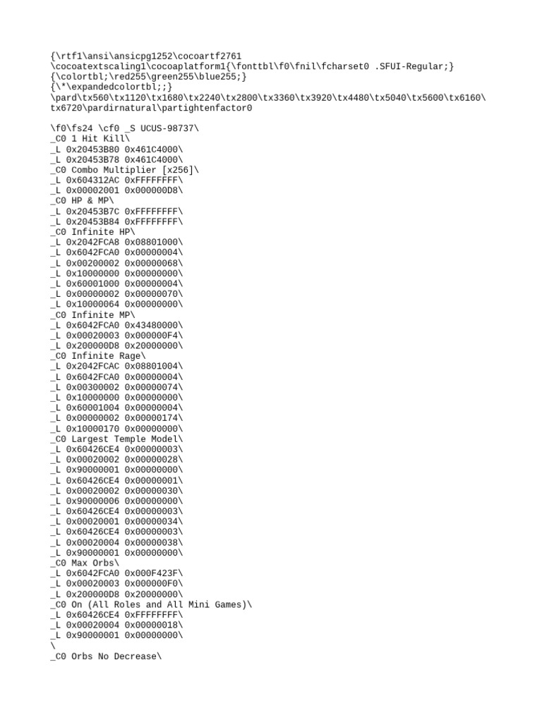 Cheat | PDF