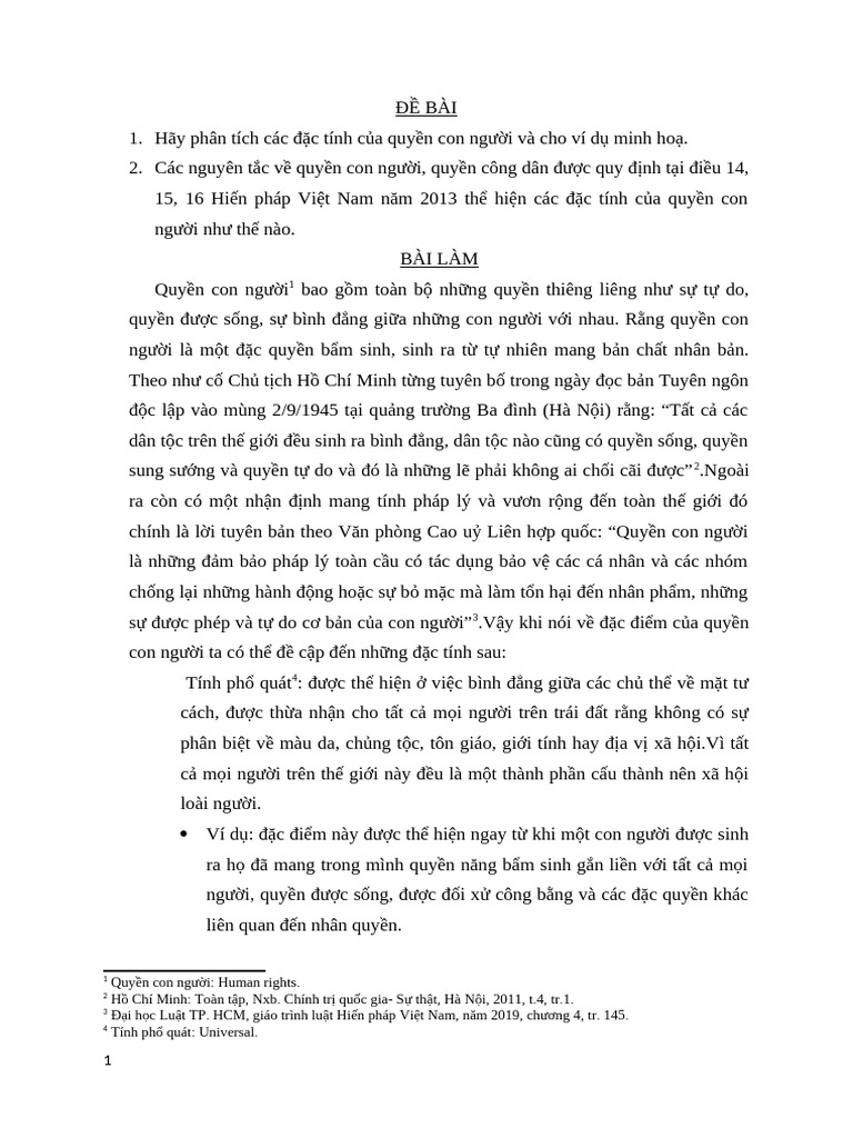 Bài Tập LHP | PDF