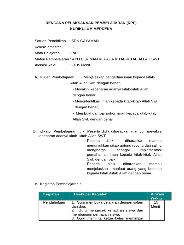 LK 6 - Penyusunan Modul Ajar PJBL -K2- | PDF