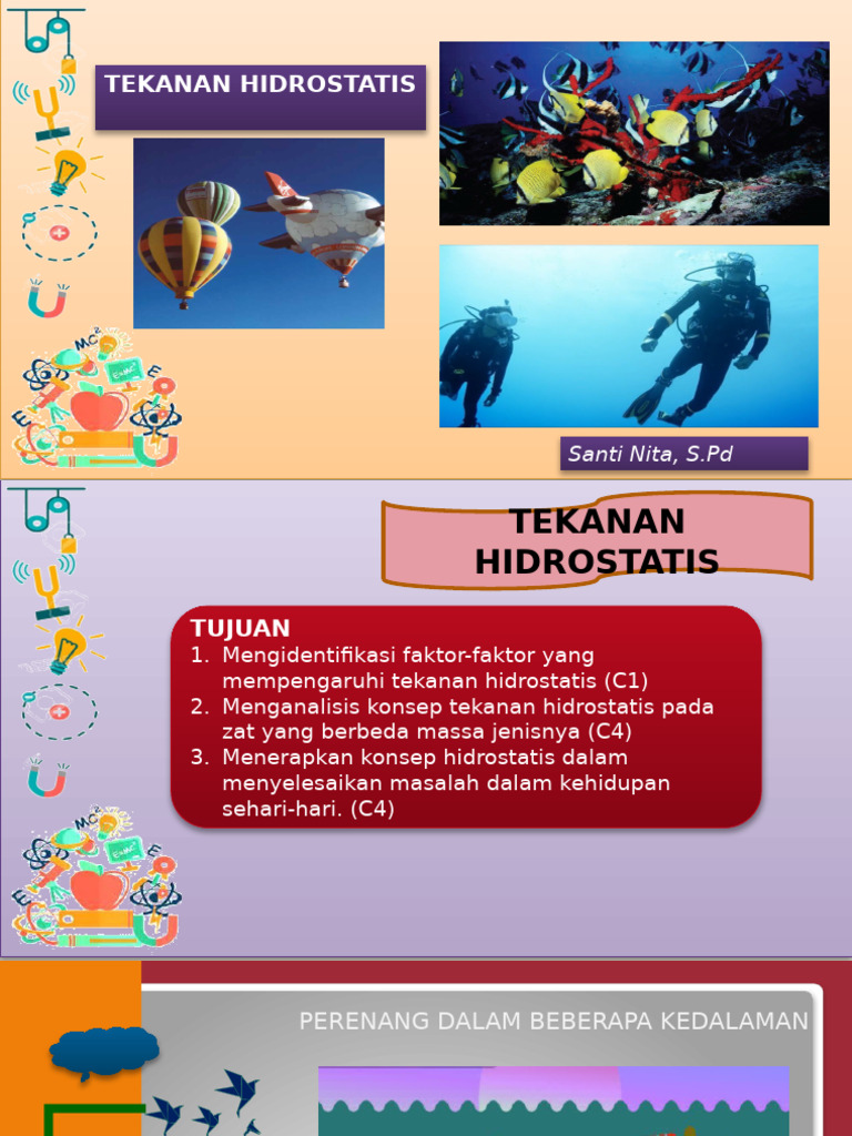 Media PPT Tekanan Hidrostatika | PDF